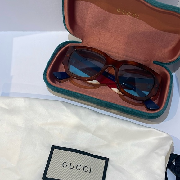Gucci | Accessories | Gucci Blue Glass Sunnies | Poshmark